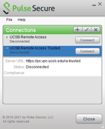 Pulse Secure VPN Client on Windows | UC Santa Barbara Information ...